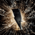 Cologne with Lightning Bolt Bottle: Bad Boy by Carolina Herrera